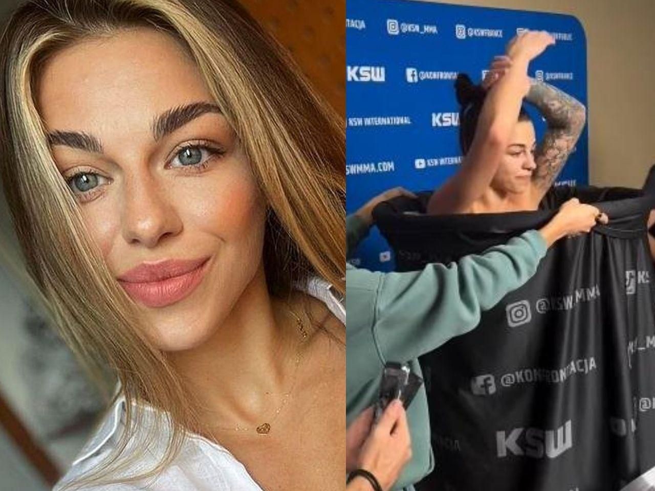 Śliczna Laura Grzyb przed KSW musiała się cała rozebrać. Zabrali jej ...