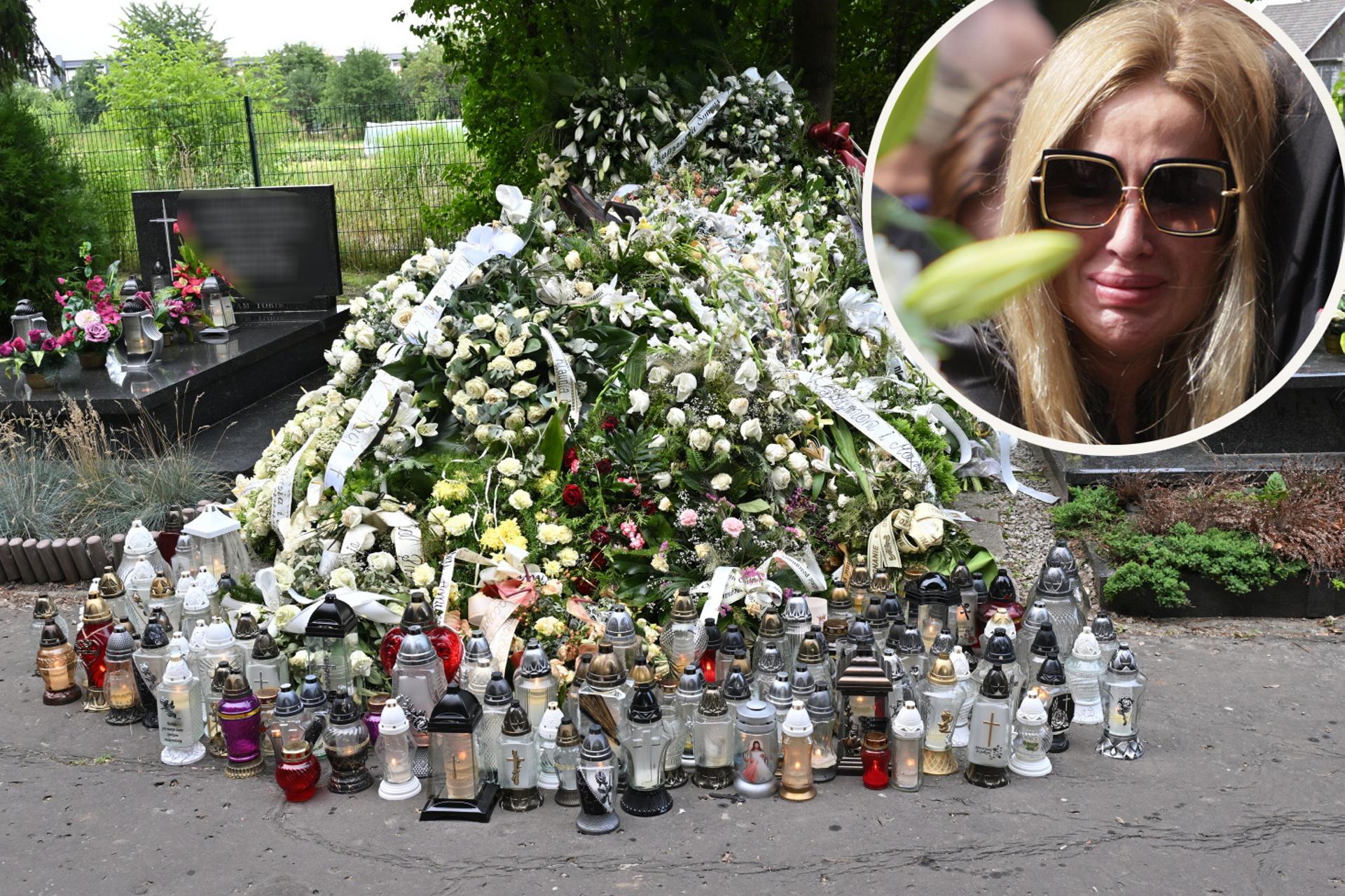 Grób Patryka, syna Sylwii Peretti, zdewastowany! Sprawdziliśmy, jak ...