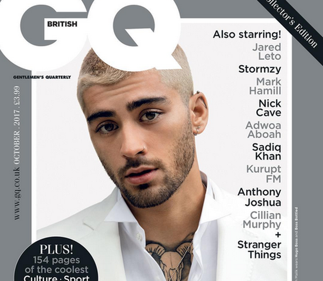 Zayn Malik najbardziej stylowym mężczyzną roku według magazynu GQ ...
