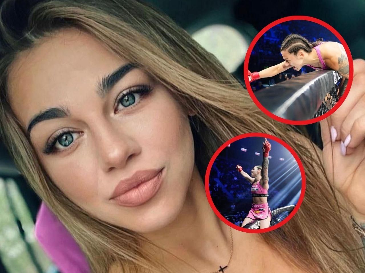 Tak przepiękna Laura Grzyb wyglądała po demolce na KSW! Nagle króciutka ...