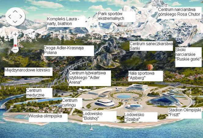 Soczi 2014. Zobacz obiekty sportowe budowane na XXII Zimowe Igrzyska ...