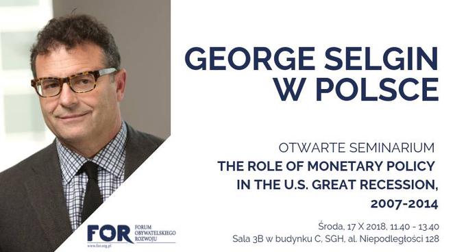 Trwają zapisy na wyjątkowe seminarium. Słynny ekonomista George Selgin w Polsce - Super Biznes