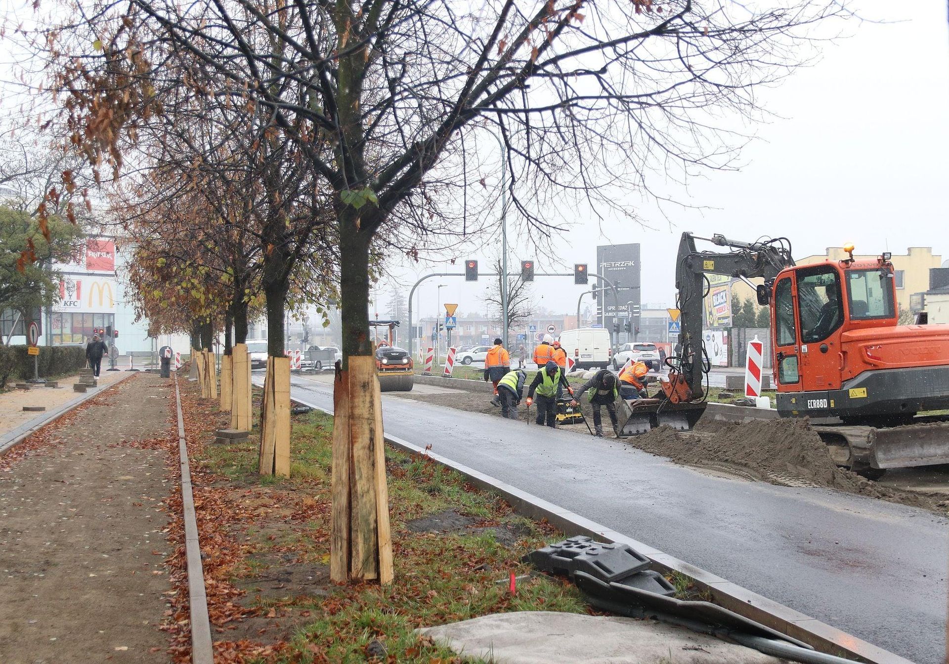 Prace na Podmiejskiej w Kaliszu - na finiszu. Ulica zostanie zamknięta - SPRAWDŹ kiedy! - Kalisz ...