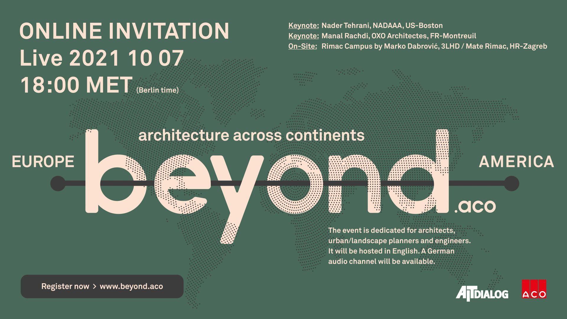 Beyond.aco: Nader Tehrani, Sinus Lynge i Manal Rachdi o achitekturze w ...
