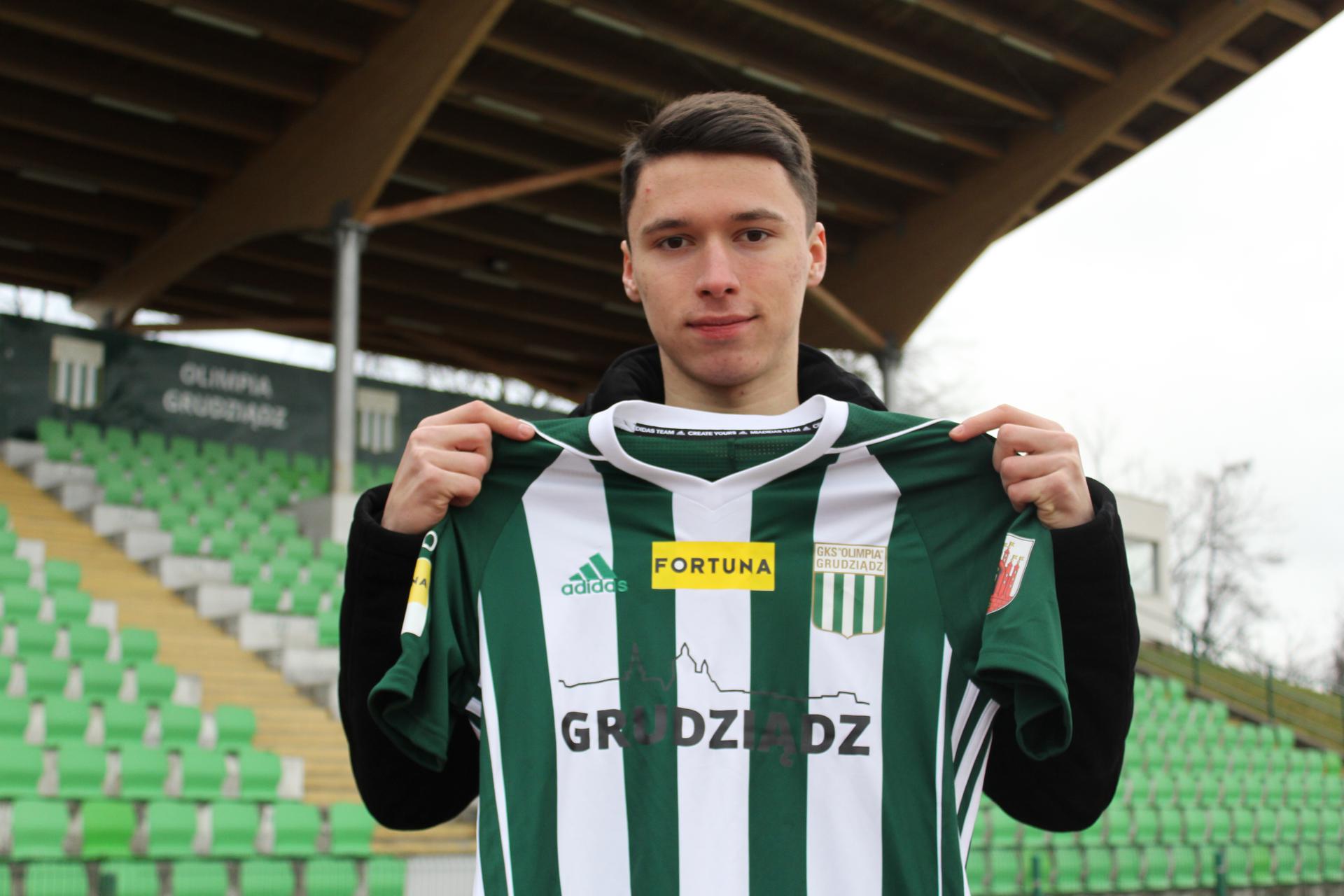 Kacper Janiak dołącza do Olimpii Grudziądz - Grudziądz Radio ESKA