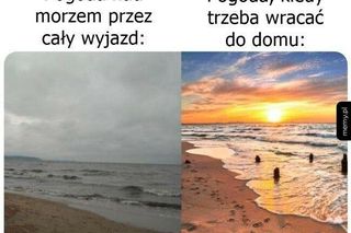 Najlepsze memy o wakacjach nad polskim morzem. Parawaning, gofry i ...