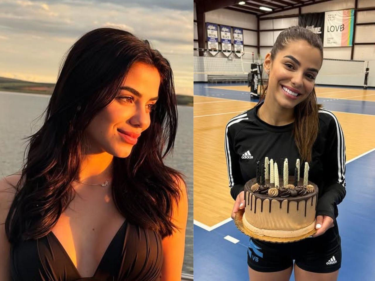 Piękna siatkarka rozbierała się dla fanów. Teraz urodziła dziecko ...