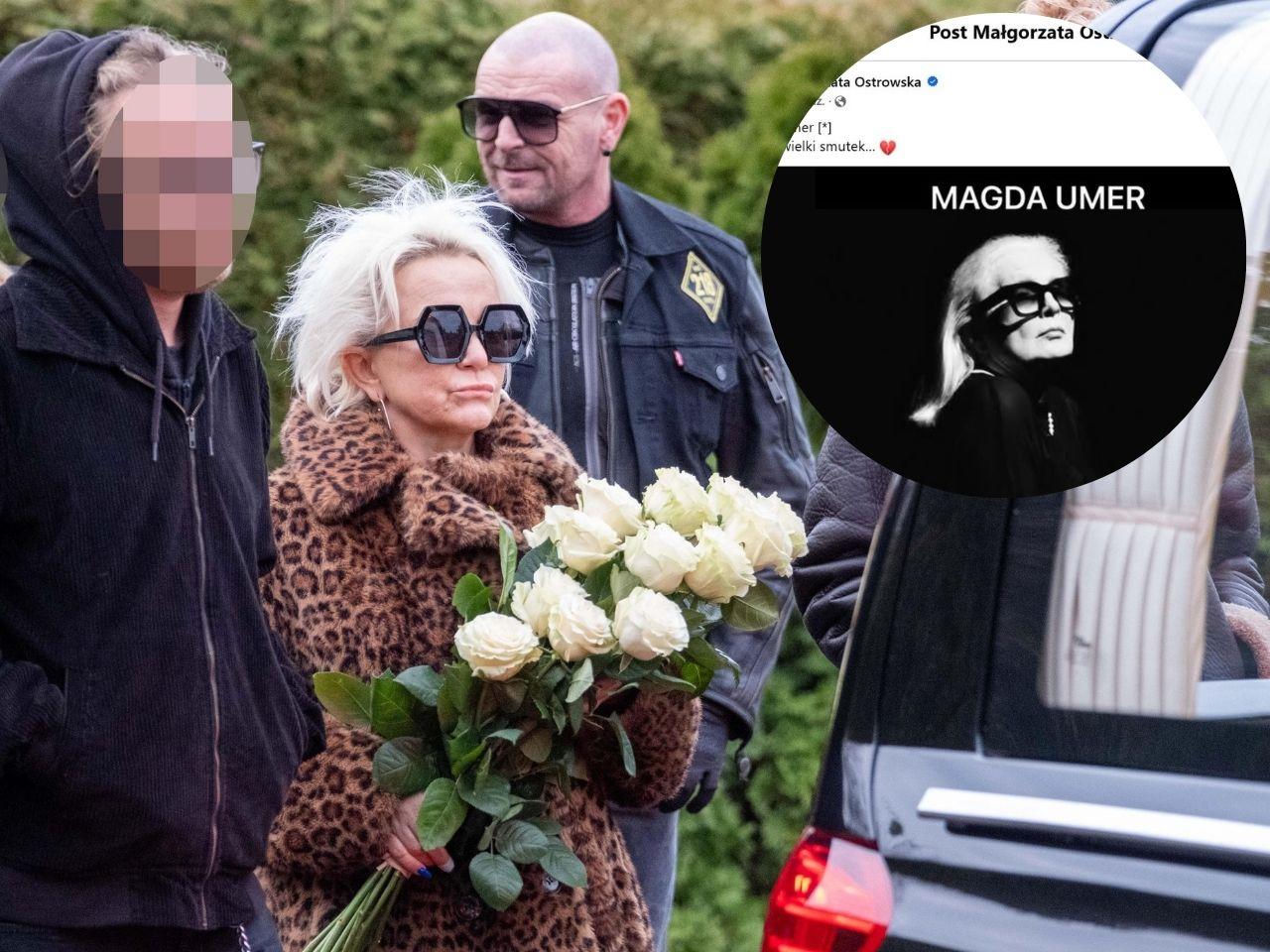Małgorzata Ostrowska dopiero co pochowała męża. I natychmiast musiała ...