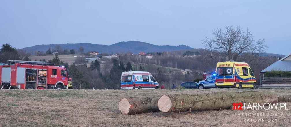Wypadek koło Tarnowa: 10-latek spadł z ciągnika. Lądował LPR - Tarnów ...