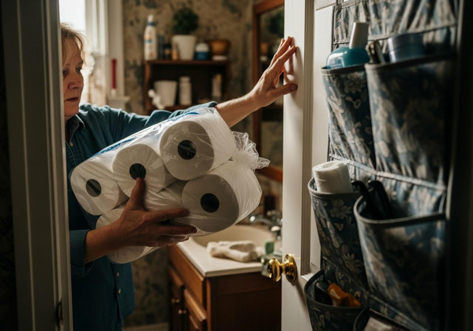 Gdzie trzymać zapas papieru toaletowego? Stojak, koszyk, a może szafka ...