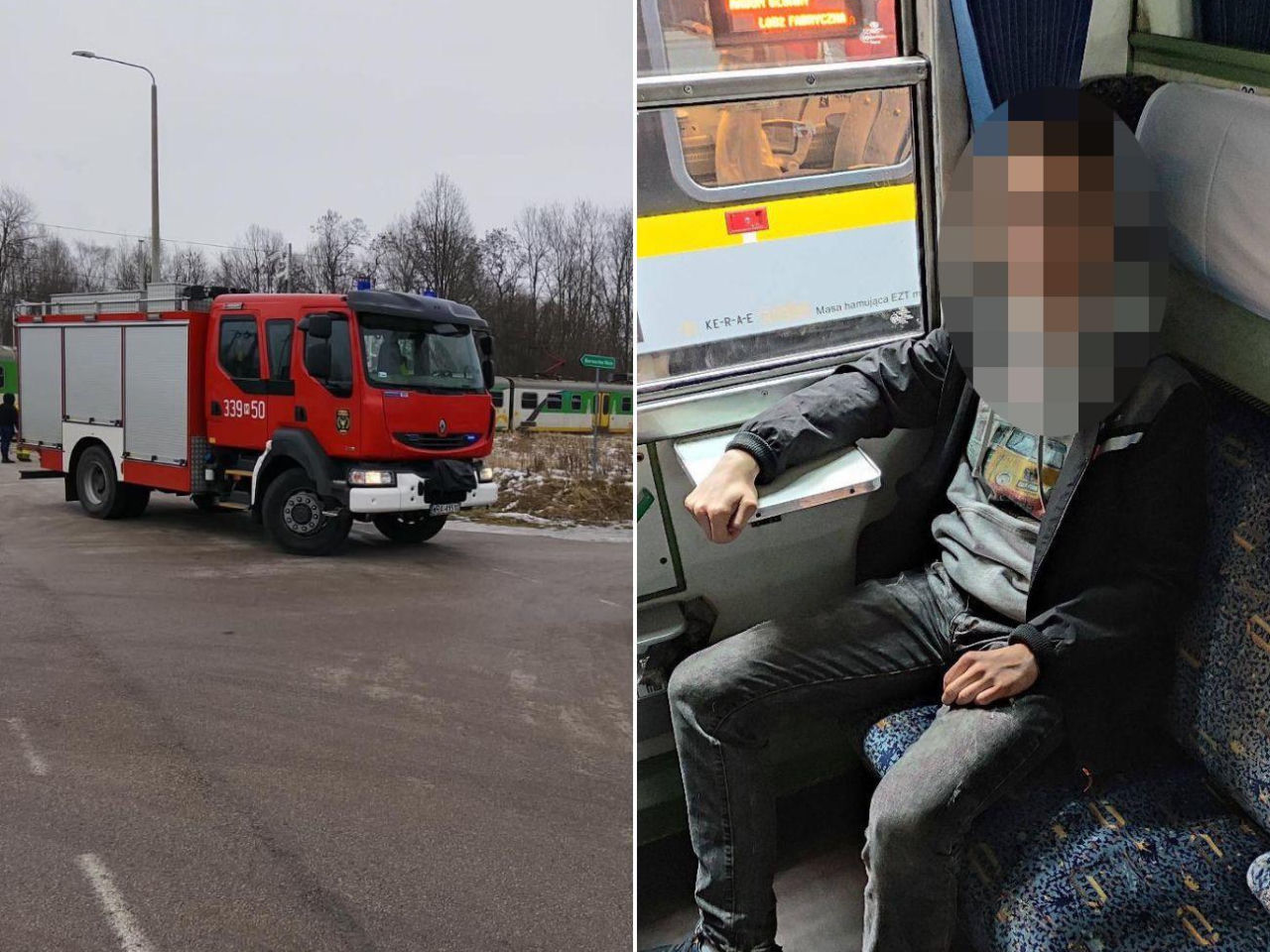 17-latek wpadł pod pociąg, gdy pomagał kobiecie. Nieoficjalne ...