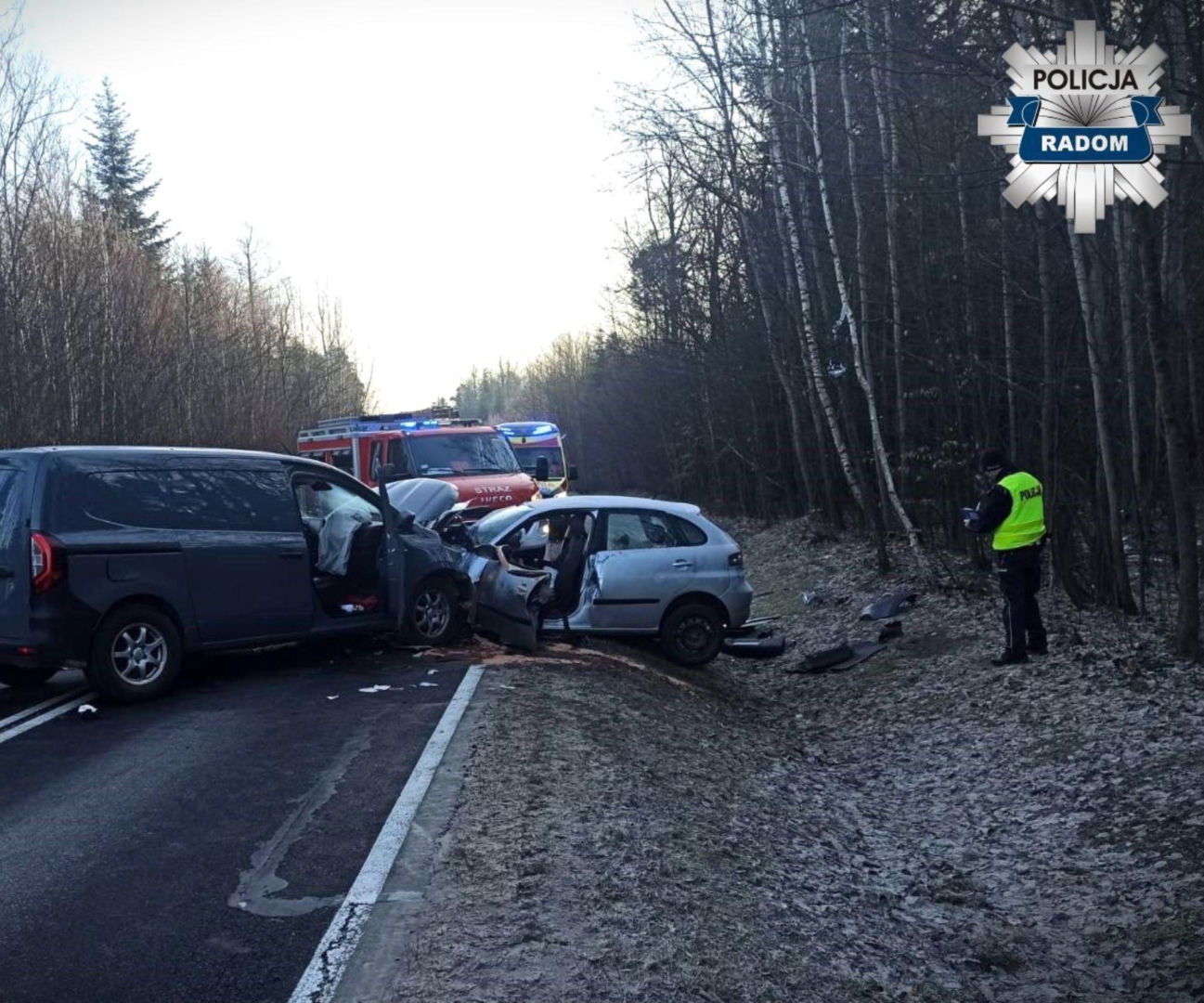 Śmiertelny wypadek pod Radomiem. Nie żyją dwie osoby - Radom, Super Express