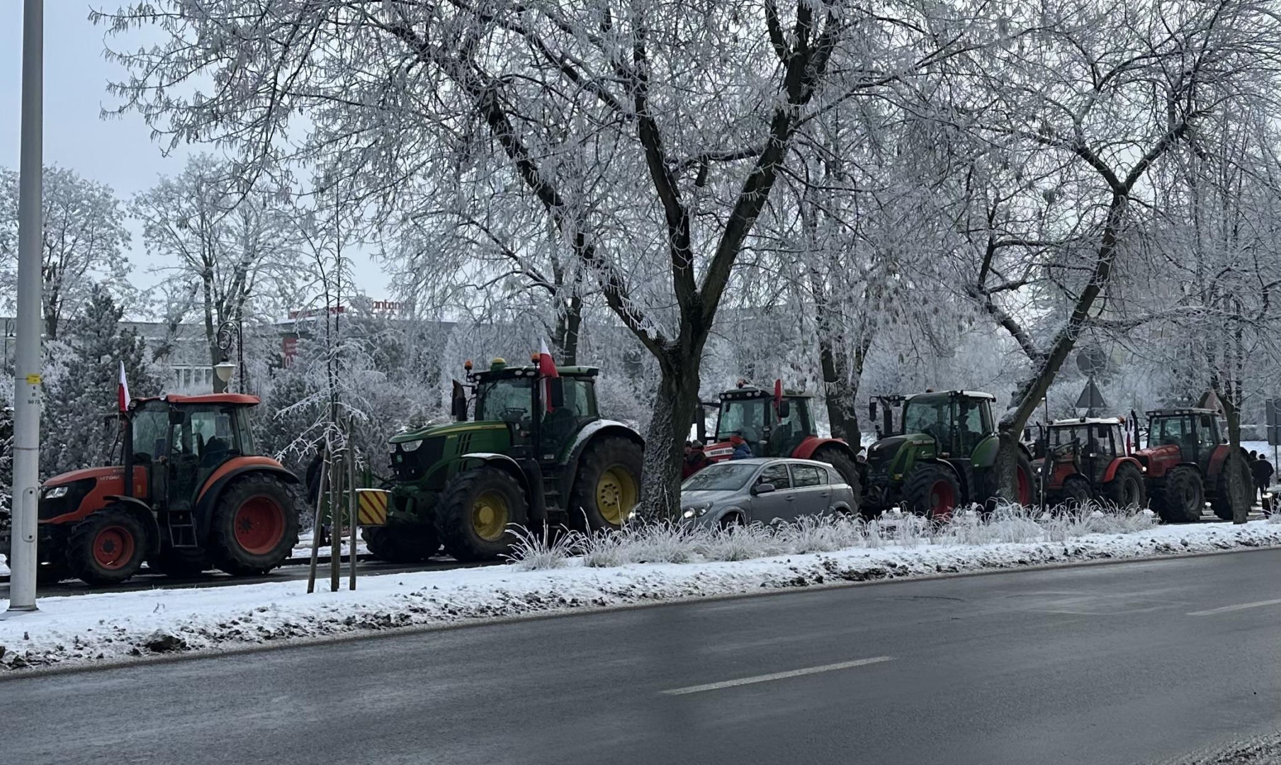 Nielicznie, ale mimo wszystko, rolnicy wyjechali na konińskie ulice - ESKA2